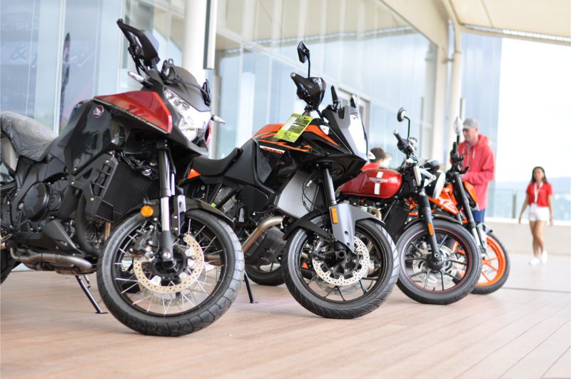 Motor bikes display | CAS